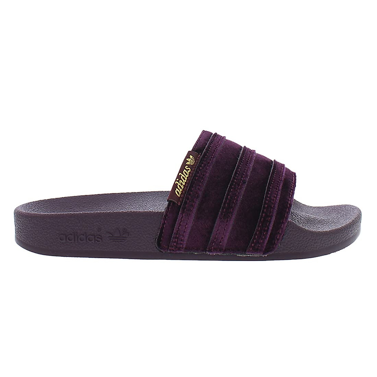 adidas Originals Adillette Slides Womens Shoes Size 6, Color: Dark Purple