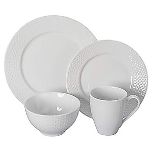 BIA Cordon Bleu Tabula 20-Ounce Bowl, Set of 4, White