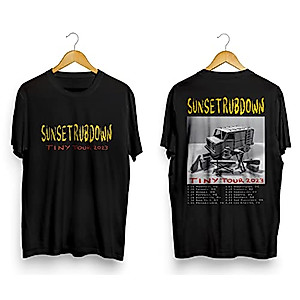 Sun%set Rubd%own Ti%ny Tour 2023 T-Shirt, S.un%set Rubd%own Tour Hoodie, S.un%set Rubd%own Ti%ny Tour 2023 Sweater Long Sleeve, Tanktop, Gift For Fan