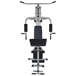 BalanceFrom RS 80 Home Gym System Workout Station with 330LB of Resistance, 125LB Weight Stack