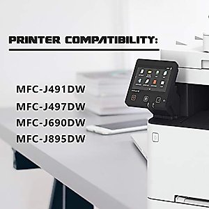 INK4WORK Compatible Ink Cartridge Replacement for LC3013 LC-3013 XL LC3011 for use with MFC-J491DW MFC-J497DW MFC-J690DW MFC-J895DW (4-Pack)