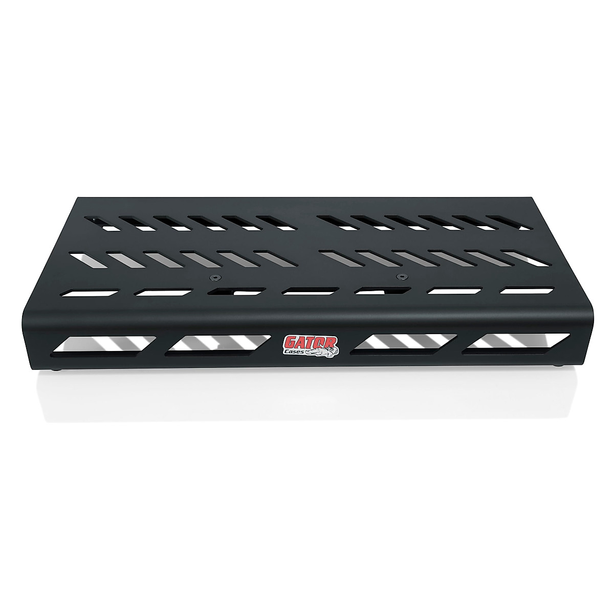 Gator Cases Aluminum Guitar Pedal Board with Carry Bag; Large: 23.75" x 10.66" | Stealth Black (GPB-BAK-1)