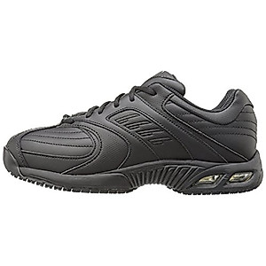 Dr. Scholl's Shoes Men's Cambridge II Work Slip Resistant Sneaker, Black, 13 W US