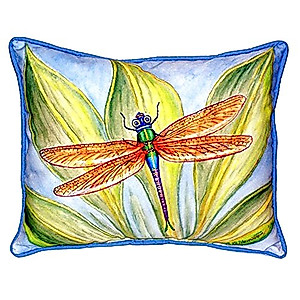 Betsy Drake Dick's Dragonfly Indoor/Outdoor Pillow, 20" x 24"