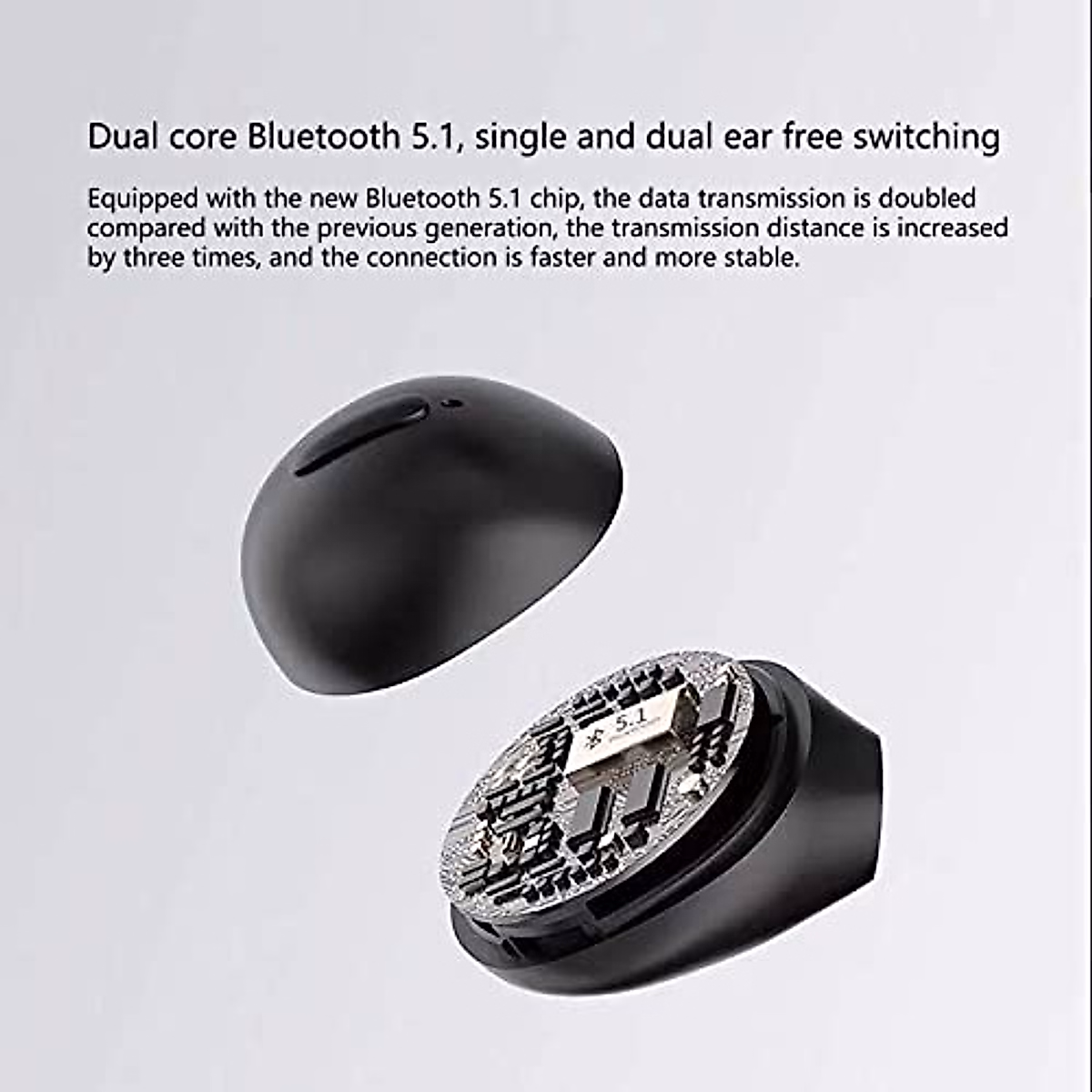 Peorpel Wireless Bluetooth Headphones Mini Earbuds with Lipstick Charging Case V 5.1 Lightweight CVC Intelligent Noise Reduction in-Ear Earphones with Microphone IPX5 Waterproof Headset for Sports