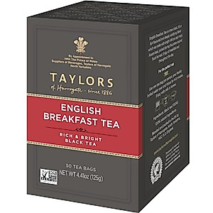 Taylors of Harrogate English Breakfast, 50 Teabags