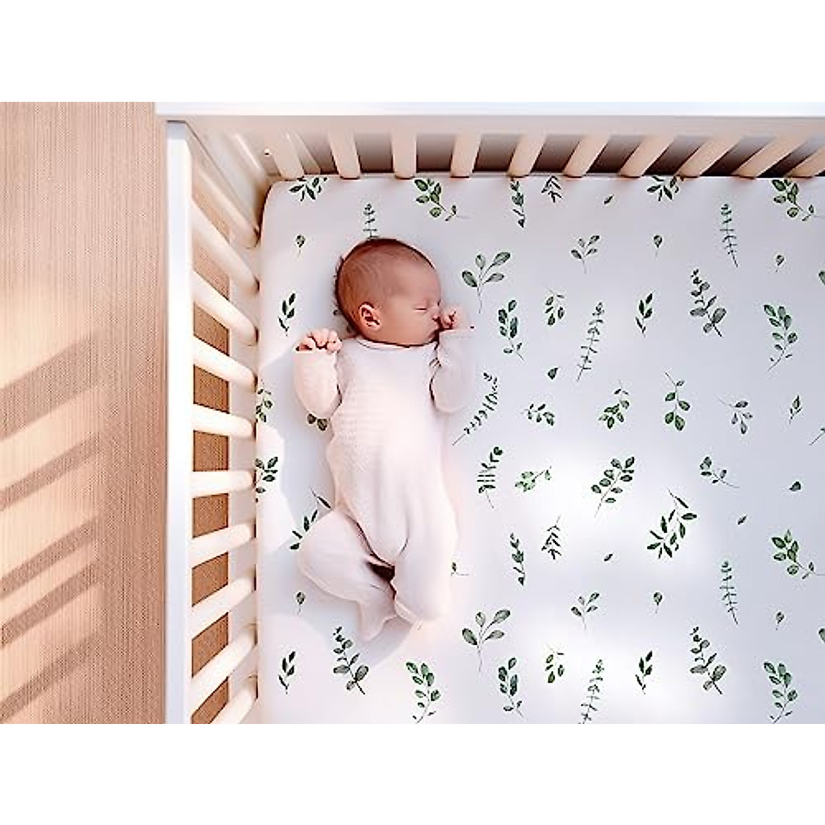 Crib Sheets Set - Premium Soft Cotton Fitted Baby Crib Sheet- 2 Pack- Crib Bed Mattress & Toddler Bed Sheet by Max&So