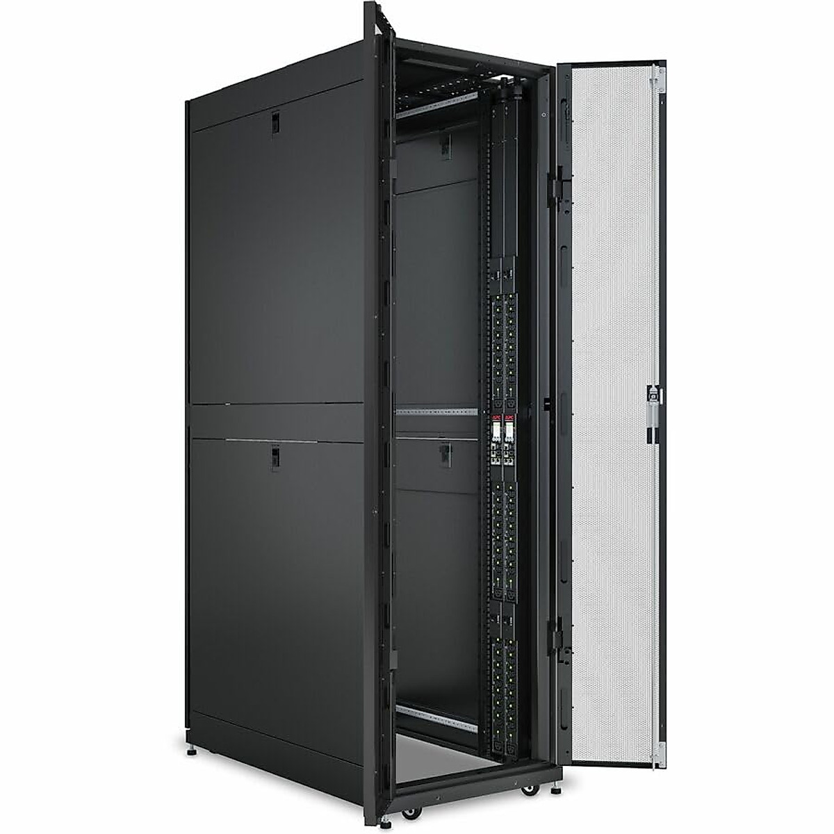 APC NetShelter Switched Rack PDU, 9000 Series, APDU9941, 0U Vertical, 200V-240V, 30A, NEMA L6-30P, 9.8' Cord, Black