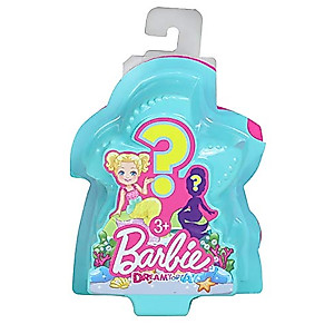 Barbie Dreamtopia Blind Pack Surprise Mermaid Dolls, 4-Inch, in Seashell, with Surprise Look, Gift for 3 to 7 Year Olds