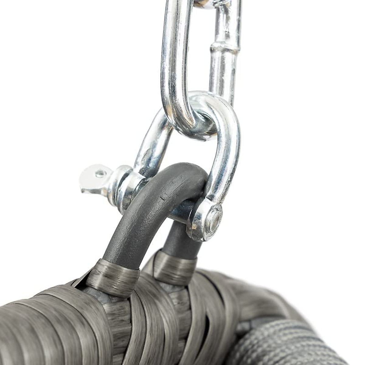 WYKDD 2-Person Hanging Swing Chair with Stand, Hanging Egg Chair, Wicker Rattan Hanging Chair with Cushion for Indoor Outdoor Garden