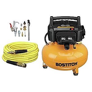 BOSTITCH Air Compressor Kit, Oil-Free, 6 Gallon, 150 PSI (BTFP02012-WPK)