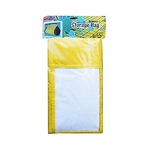 Aqua Lily Pad ACC-SB-XL-Y Nylon Storage Bag with Mesh Inserts and Mounting Hooks, Fits 16, 20, & 22 Foot Pads, Yellow