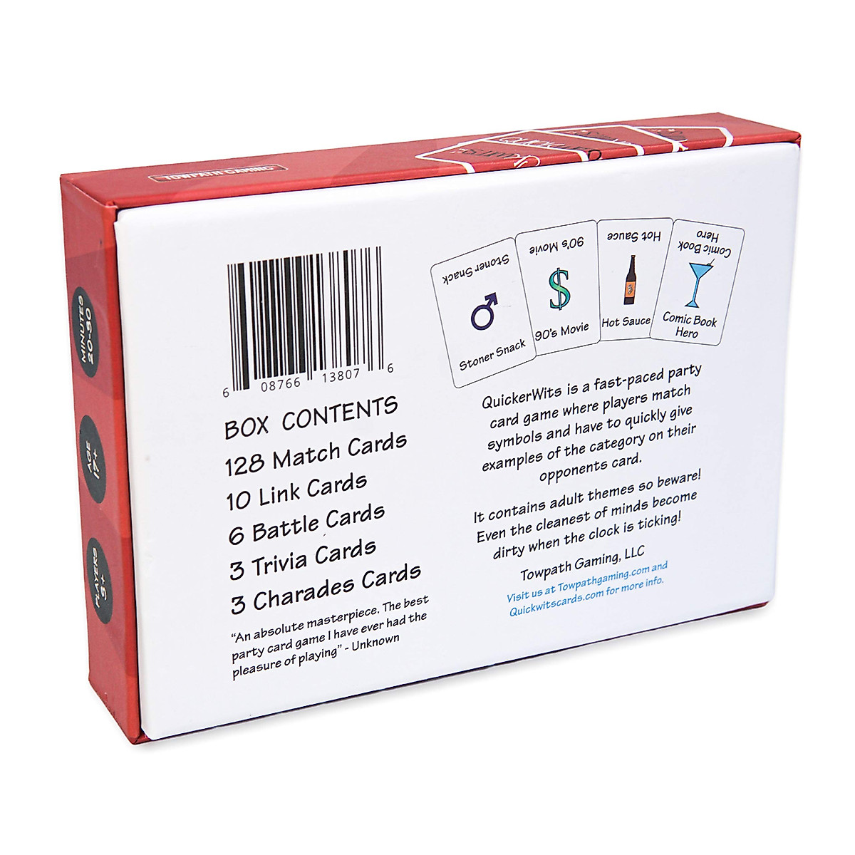 Quickerwits Party Card Game: Keep The Party Going!