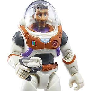 Mattel Disney and Pixar Lightyear Space Ranger Alpha Mo Morrison Action Figure, 14 Points of Articulation & Accessories, 5-in Scale