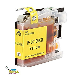 10 Pack - Toner Refill Store Compatible Brother LC107BK LC105C LC105M LC105Y Replacement Ink Cartridges for the Brother: MFC-J4310DW, MFC-J4410DW, MFC-J4510DW, MFC-J4610DW, MFC-J4710DW. Page Yield: 1,200 pages at 5% page coverage per page, per Ink Cartrdi