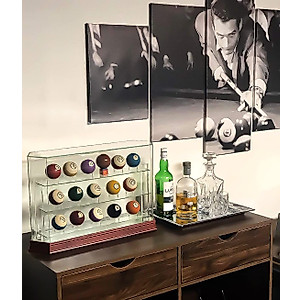 Le'raze Elegant Mirrored Rectangular Silver Tray, Mirrored Tray for Whiskey Decanter, Candle Sticks, Vanity Set, Perfume Tray, and Serving