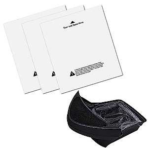 100 Pack Waste Drawer Liners Compatible with All Litter Box Robot Models, 9-11 Gallons Litter Box Liners
