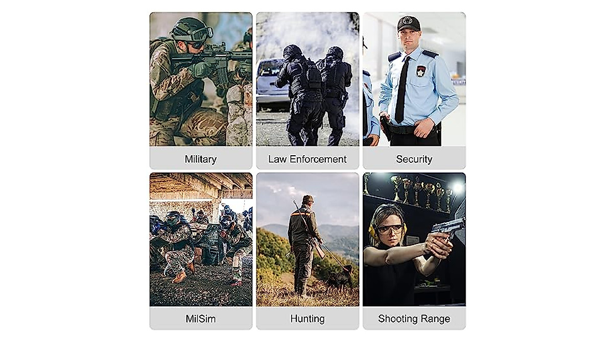 Quarax Tactical Battle Belt with Accessories - Molle Airsoft Belt Set ...