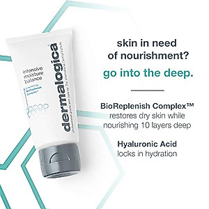 Dermalogica Intensive Moisture Balance (1.7 Fl Oz) Face Moisturizer with Hyaluronic Acid - Restores Balance to Dry, Depleted Skin for Optimal Barrier Performance