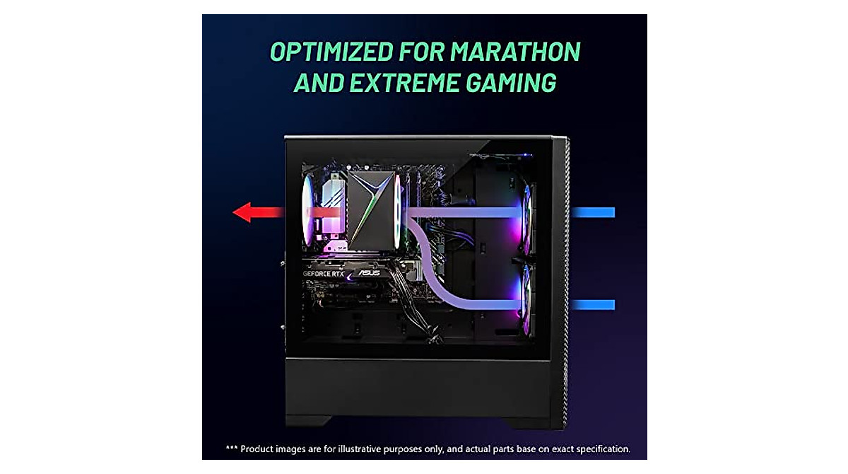 Skytech Blaze 3.0 Gaming PC Desktop with RTX 3060 and i5 Processors