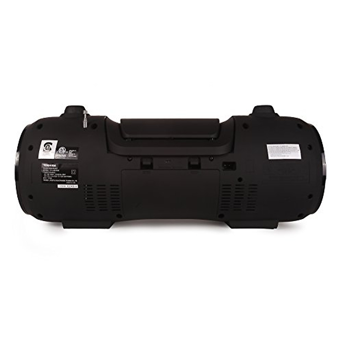 Toshiba Wireless Bluetooth Boombox Speaker: Portable CD Boom Box with FM Radio, Remote & LED Lights