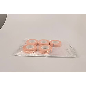 EBANKU 5 Rolls Eyelash Extension Tape, Eyelash Tape for Lash Extension Breathable Micropore Fabric Tape for Eyelash Extension Supplies (9m/10 Yards)