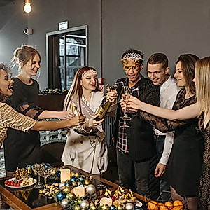 AIEX 4pcs Rose Gold Birthday Decorations Kit, Including Birthday Crown and Sash Cake Topper Cake Number Candles Birthday Girl Decorations(18th Birthday)