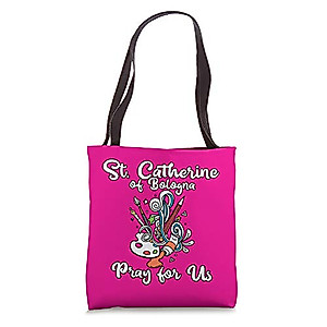 St Catherine of Bologna Patron Saint of Artists Gifts Art Tote Bag