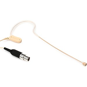 Shure Microflex MX153T/O-TQG Omnidirectional Earset Headworn Microphone, Tan