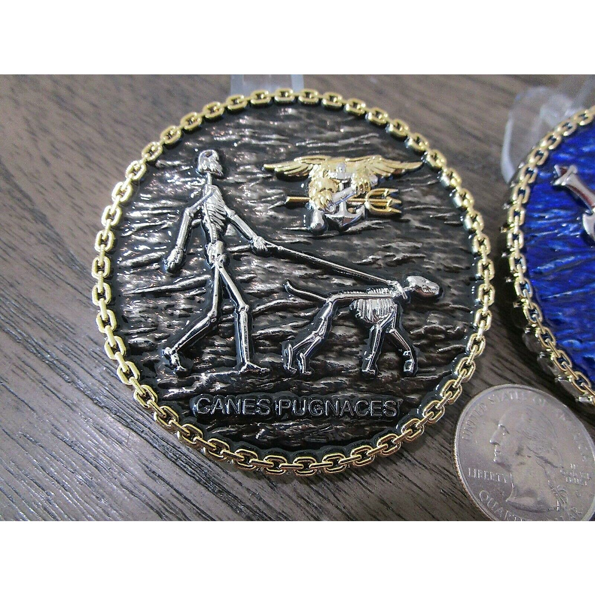 Navy Seal Team Six K9 Blue Squadron War Dogs Seals DEVGRU Challenge Coin
