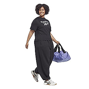 Reebok Training Essentials Graphic Crop Top, Black, 3X