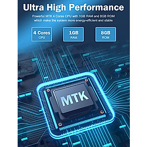 MP3 Music Player with Bluetooth,4“ Full Touch Screen MP3 MP4 Player with Speaker, Portable HiFi Sound MP3 Player with FM Radio,Clock,Recording,E-Book,Calendar for Kids,Jogging Up to 256GB