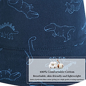 Baby Boy Sun Hat, Summer Beach UPF 50+ Sun Protection Hats, Toddler Kids Wide Brim Sun Hats Cap（12-24 Months