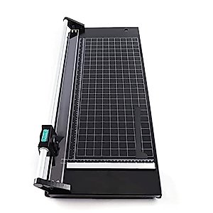 Manual Heavy Duty 36 Inch Rolling Cutter Precision Rotary Paper Trimmer for Photo Paper, Film, Art Paper Jam, Office Paper, Thin Plastic Soft Board, PVC,Cutting Table,Professional Rolling Trimmer