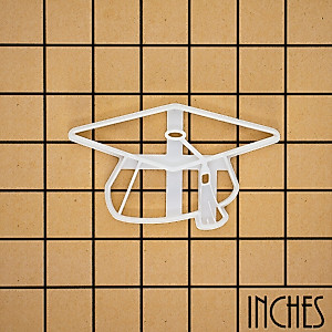 Graduation Mortarboard Hat cookie cutter, 1 piece - Bakerlogy