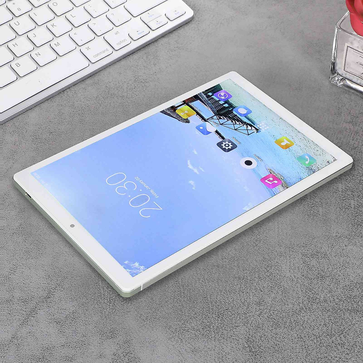 10-inch Tablet for The Elderly, Tablet PC 100-240V Dual Speaker (US Plug)