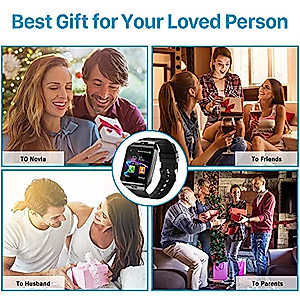 Padgene DZ09 Bluetooth Smartwatch,Touchscreen Wrist Smart Phone Watch Sports Fitness Tracker with SIM SD Card Slot Camera Pedometer Compatible with iOS Android for Kids Men Women