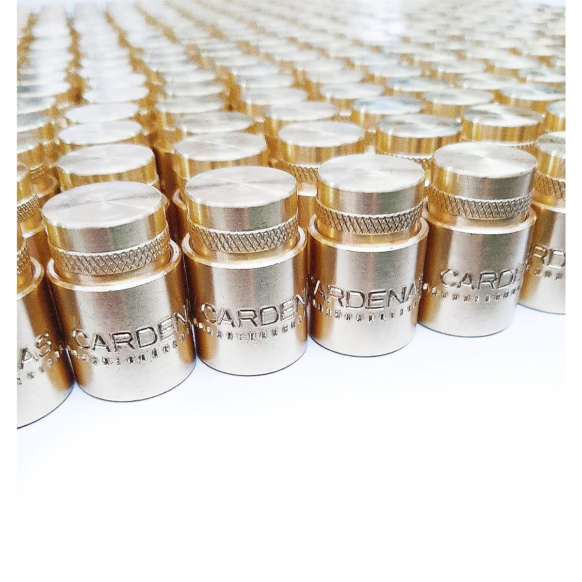 Cardenas - Button Maker Machine Interchangeable Die - Button Supplies for DIY - Button Cover Machine, Pin Maker, Button Maker Mold - Golden/Brass, 3/4" (18mm)