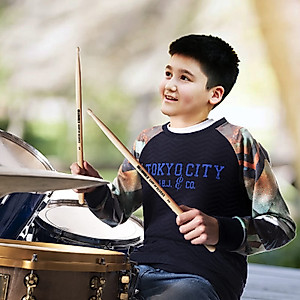 Ohtomber Drum Sticks, 2 Pair 5A Maple Drumsticks