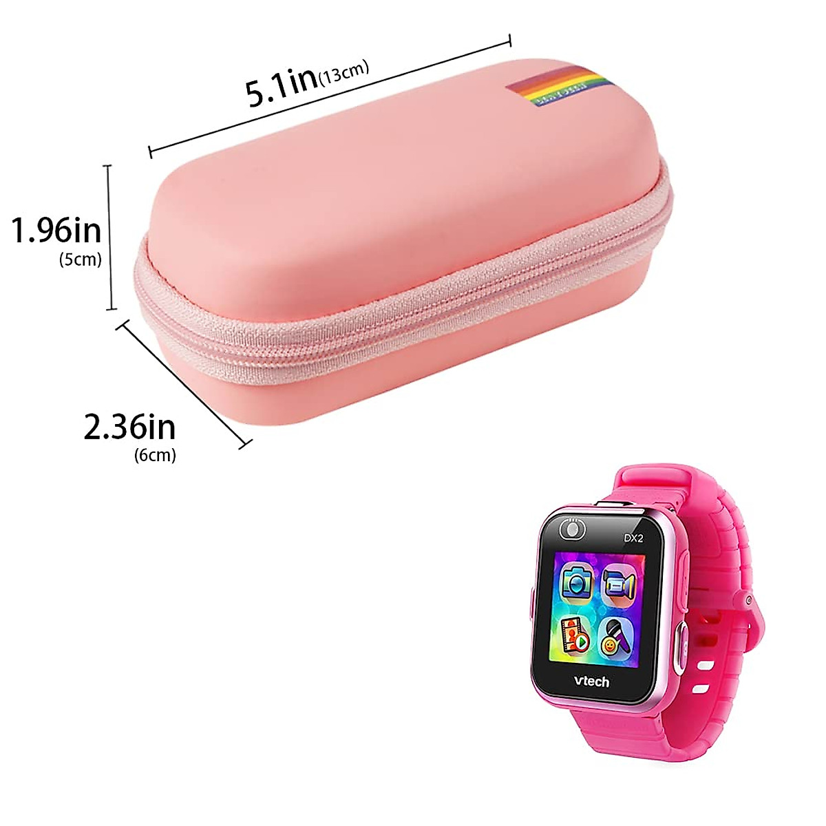 Leayjeen Carrying Case Compatible with VTech KidiZoom Smartwatch DX3，DX2 ，Little Tikes Tobi 2 Robot Smartwatch Sedzofan Smart Watch and More Smart Watch for Kids Accessory(Case Only)