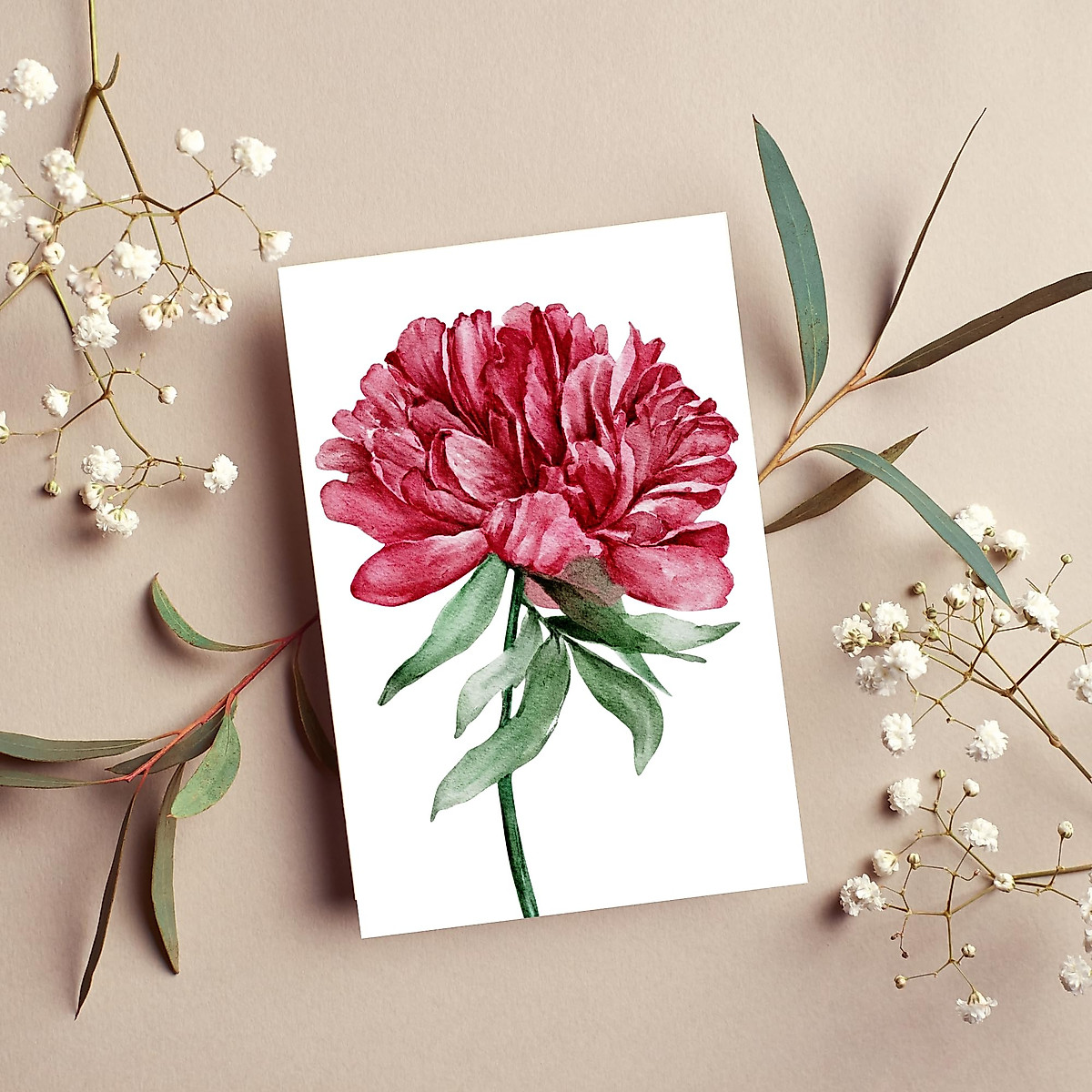 PYRAWS 40 Note Cards with Envelopes Blank Inside & Stickers | Single-Sided Design | Experience the Beauty of Watercolor Florals Inside Every 4x6 Greeting Card and Envelope Set | All Occasion
