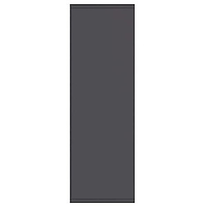 WIFESE Bookshelf Book Cabinet 19.7"x9.8"x31.5" Cubby Storage Organizer Record Player Stand Bookcase with Doors Bookshelf with Cabinet Storage Shelf for Living Room Small Cabinet Gray