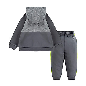 Nike Baby Boys' Therma Dri-Fit 2-Piece Tracksuit Pants Set (Grey (66G807), 12 Months)