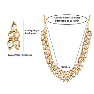 Touchstone Indian kundan jewelry sets for women necklace polki gold set earrings small royal mughal handcrafted look bollywood traditional wedding bridal designer jewellery fashion style in gold tone