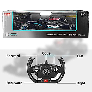 RASTAR RC Car 1/12 Scale 2.4Ghz Mercedes-AMG F1 W11 EQ Performance Officially Licensed RC Series Radio Remote Control Car