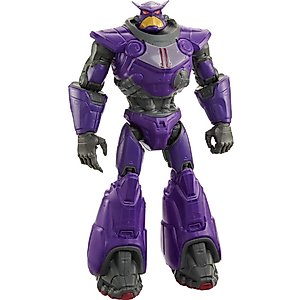 Mattel Disney Pixar Lightyear Large Scale Zurg Action Figure, 13.75 in Tall Authentic Movie Toy 11 Movable Joints, Collectible Gift for Kids 4 Years & Up