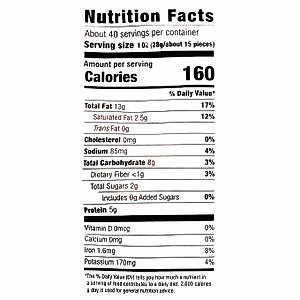 Kirkland Signature Premium Fancy Salted Cashews 40 Oz - Pack of 2