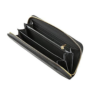 Ro Rox Women's Leopard Print PVC Wallet with Wrist Strap