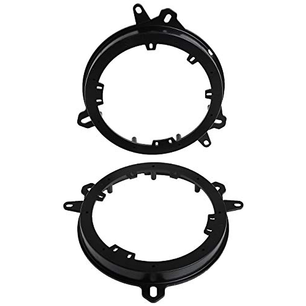 Metra 82-8148 6" to 6-3/4" Speaker Adapter for Select Toyota/Lexus/Scion 1998-Up Vehicles, Black & 72-8104 Speaker Connector for Select Toyota Vehicles