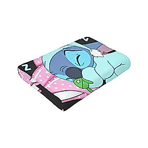 Shoutai Cartoon Blanket Ultra-Soft Throw Blankets Fleece Blanket Cozy Warm Flannel Blankets for Living Room Couch Bed All Season 50''x40''